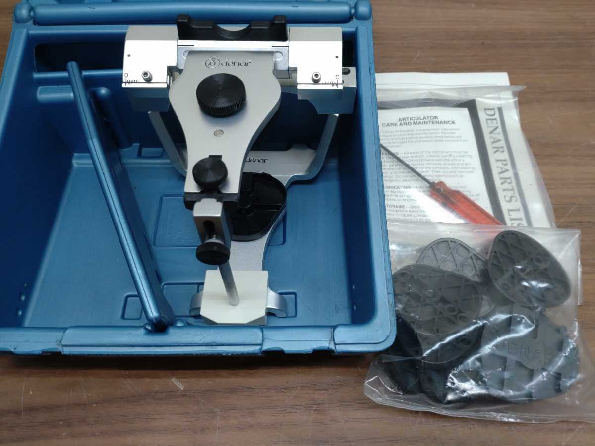 Denar デナー MARK II マーク2 咬合器 歯科技工 ケース付き(オーラルケア)｜売買されたオークション情報、yahooの商品情報を ...