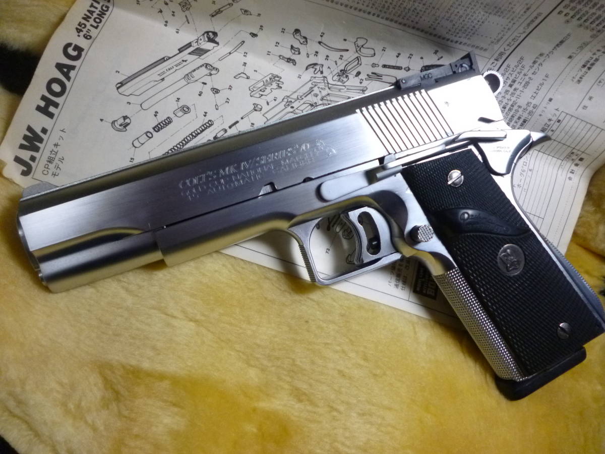 COLT-GM45 GM5 HGNM コルトガバメントカスタム/ホーグゴールドカップナショナルマッチ /MGCモデルガン(モデルガン)｜売買さ ...