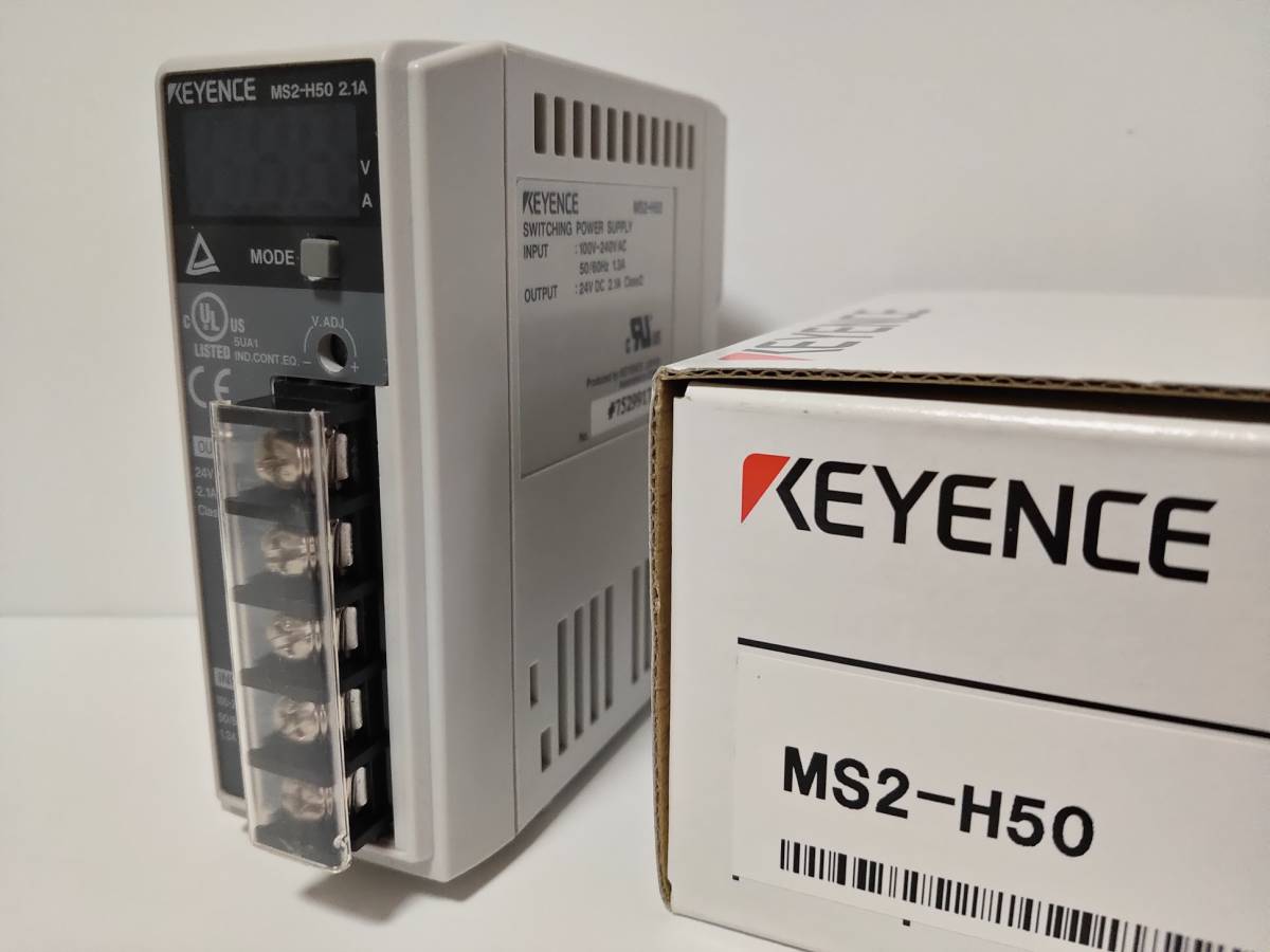 送込 キーエンス KEYENCE MS2-H50 パワーサプライ スイッチング電源 DC24V 端子カバーあり 箱あり(その他)｜売買された ...