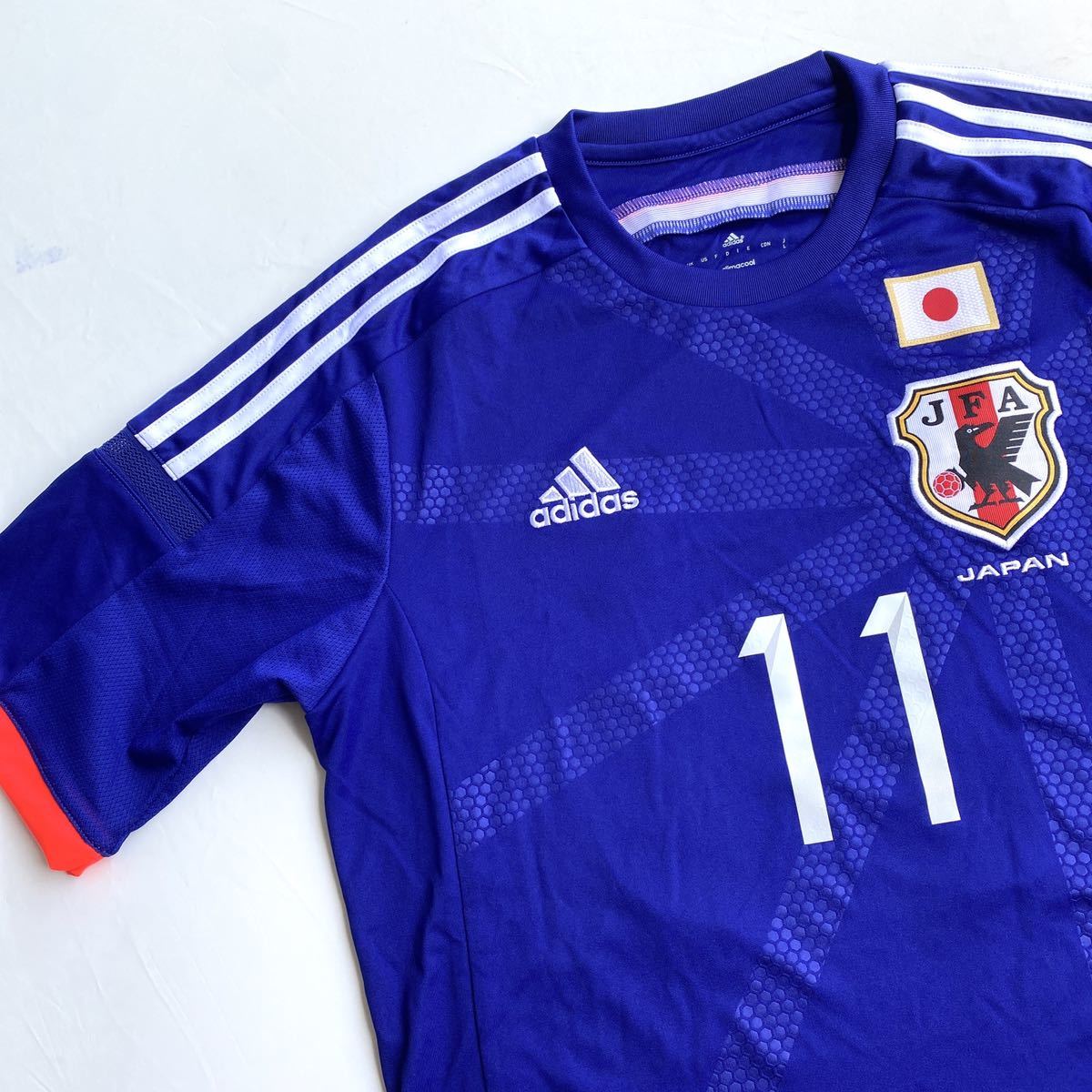 adidas 宇佐美貴史 アディダス JFA サッカーユニフォーム 日本代表 ネーム入り USAMI 11 ブルー サイズL(日本)｜売買されたオークション情報、yahooの商品情報を ...