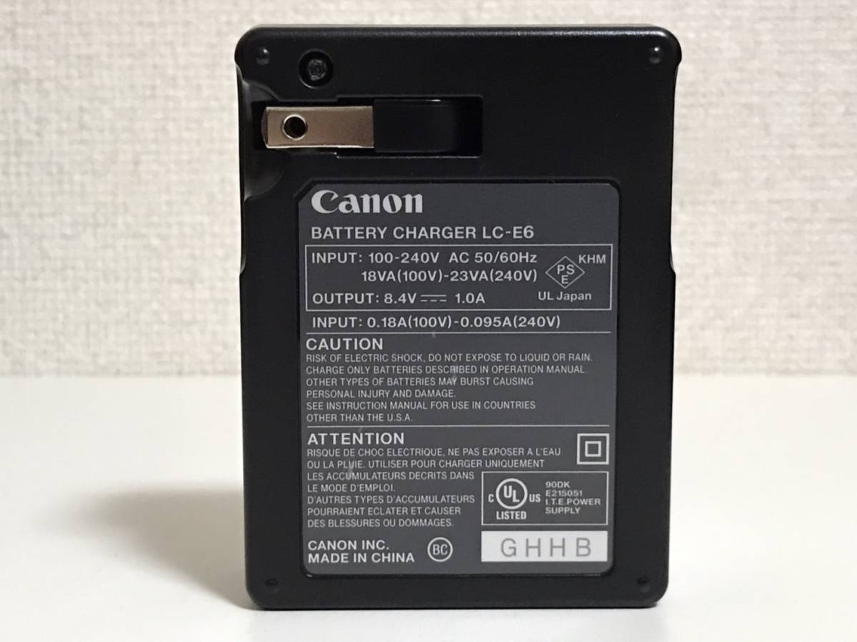 Canon 純正 充電器 LC-E6 バッテリーチャージャー ②(キヤノン)｜売買されたオークション情報、yahooの商品情報をアーカイブ公開 - オークファン（aucfan.com）