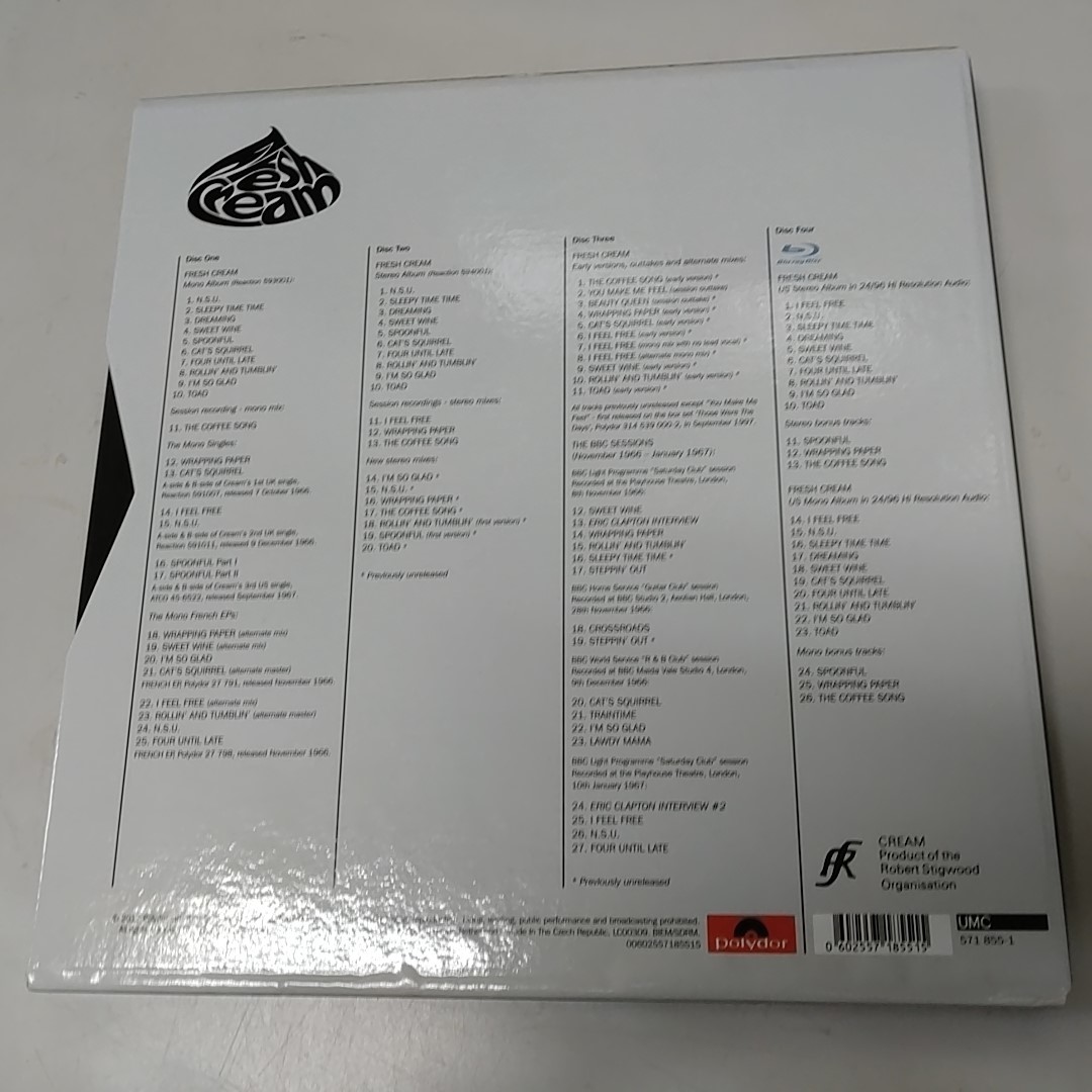 CREAM クリーム / FRESH CREAM 3CD+Blu-ray Audio BOX+BOOKLET付(Eric Clapton)｜売買されたオークション情報、yahooの商品情報を ...