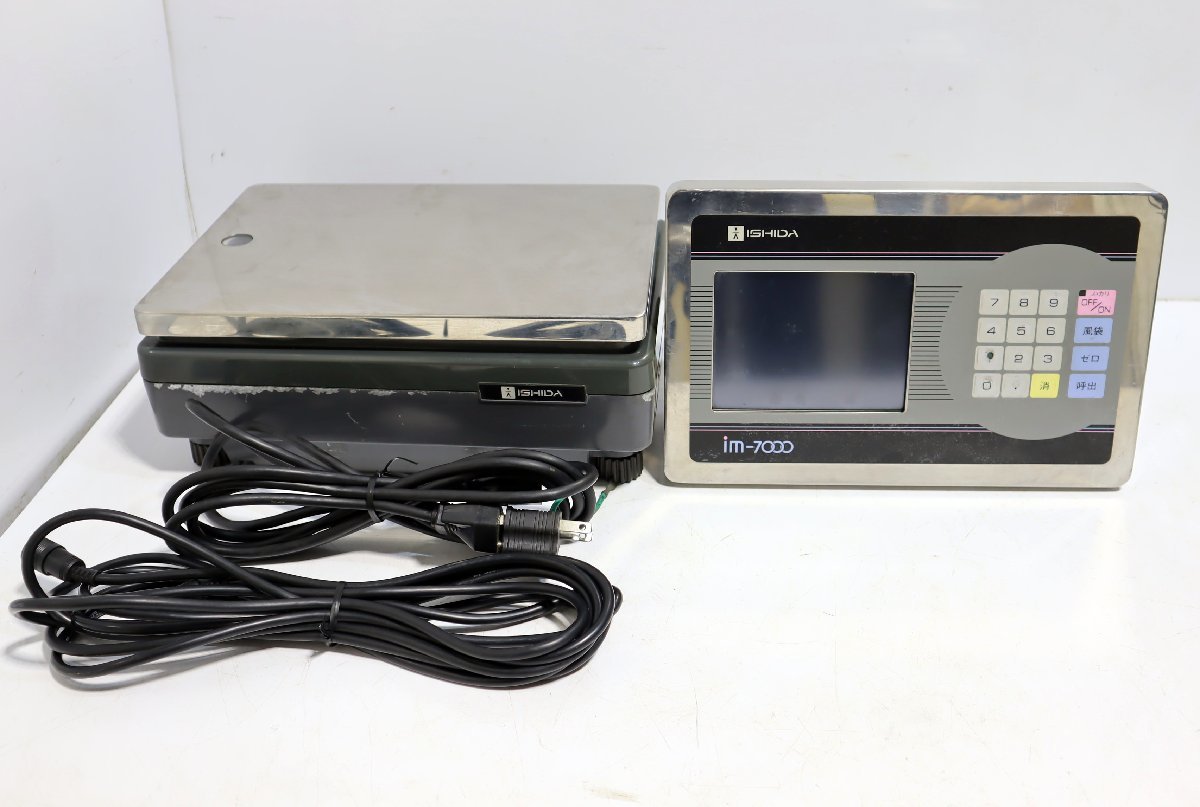 140 ISHIDA イシダ 電気抵抗線式はかり im-7000 TM1-Z30 3Q-695(はかり、スケール)｜売買されたオークション情報 ...