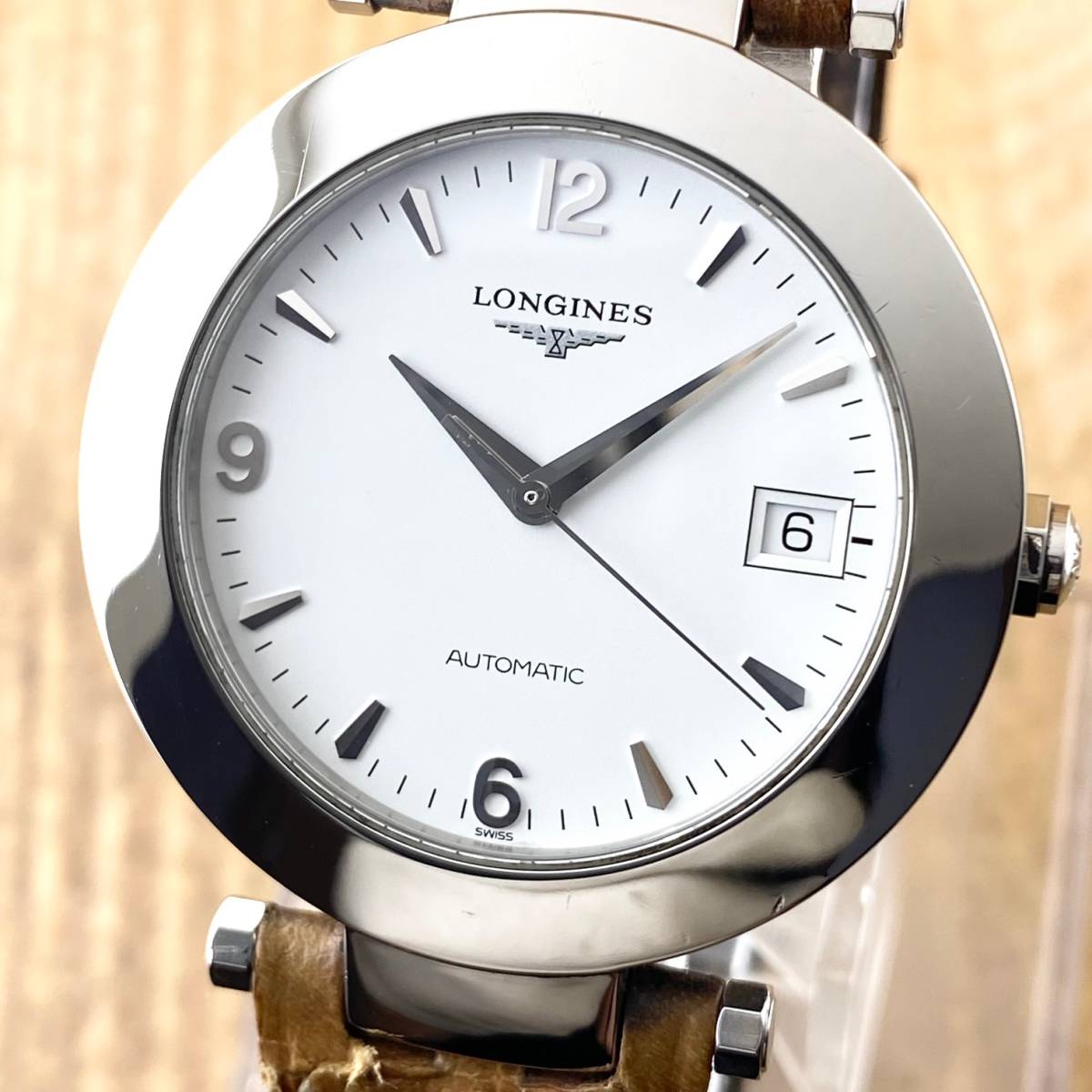 1円〜 LONGINES ロンジン 腕時計 メンズ AT 自動巻 Dolcevita ドルチェヴィータ L619.2 ホワイト文字盤 裏スケ デイト 可動品(その他)｜売買されたオークション ...