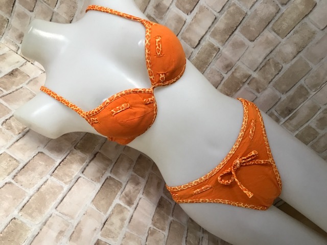 J27016 LOCO BOUTIQUE ロコブティック 水着 ビキニ オレンジ S(ホルターネック)｜売買されたオークション情報、yahoo ...