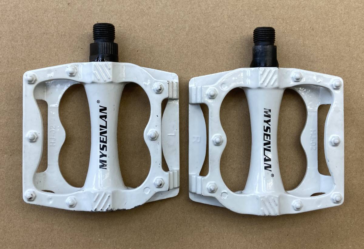 MYSENLAN MTBホワイトペダル(フラットペダル)｜売買されたオークション情報、yahooの商品情報をアーカイブ公開 - オークファン ...