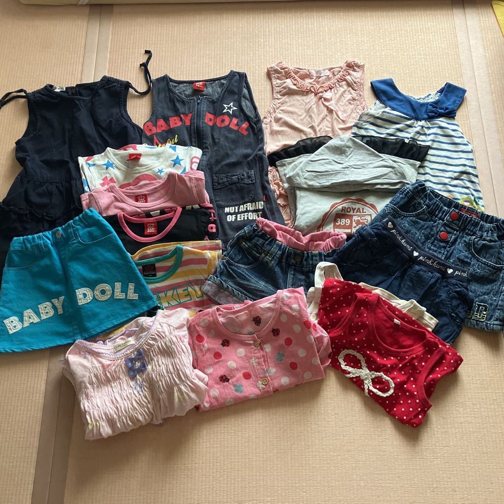 女の子 110cm 20点 BABYDOLL 等(110（105～114cm）)｜売買されたオークション情報、yahooの商品情報をアーカイブ公開 - オークファン（aucfan.com）