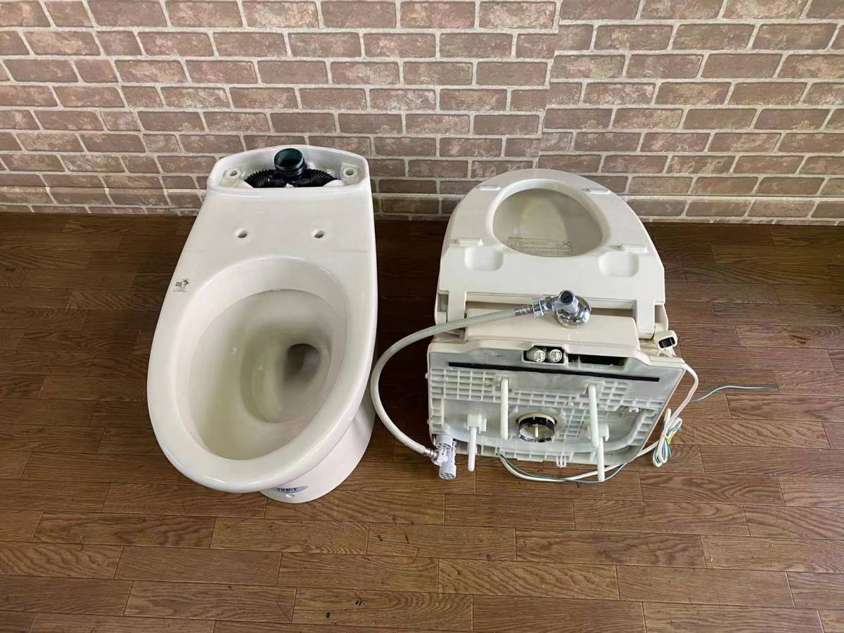 INAX トイレ便器 床下排水 便器 GC-270S ウォシュレット一体型タンクセット DT-4783 ＃BU8 アイボリー 直接引き取り可 ...