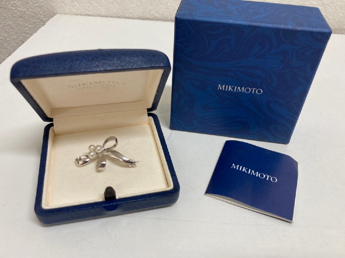 858 MIKIMOTO ミキモト ブローチ シルバー色 パール×3 正規品保証(ミキモト)｜売買されたオークション情報、yahooの商品情報 ...