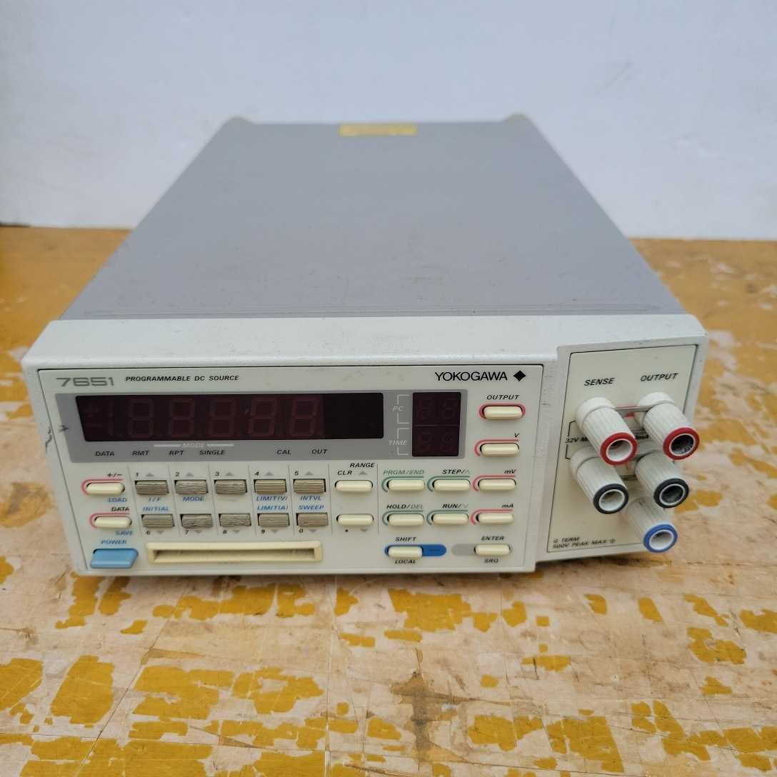 YOKOGAWA 7651 プログラマブル直流電流 PROGRAMMABLE DC SOURCE(電気計測器)｜売買されたオークション情報 ...