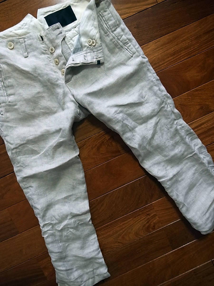 ヴィリジアン リネンクロップドパンツ DEVOA julius viridianne c-diem LMアルティエリ m.a+(男性用)｜売買されたオークション情報、yahooの商品情報を ...