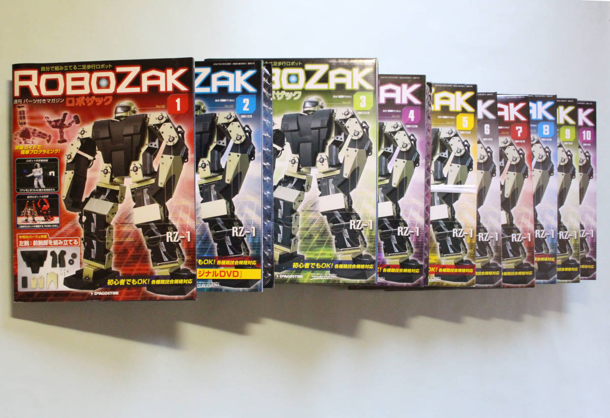 完全版 DeAGOSTINI 週刊ROBOZAK 1 85全巻完全セット＋特典付属品 全巻部品収納ブリスターパック(模型、プラモデル、ラジコン ...