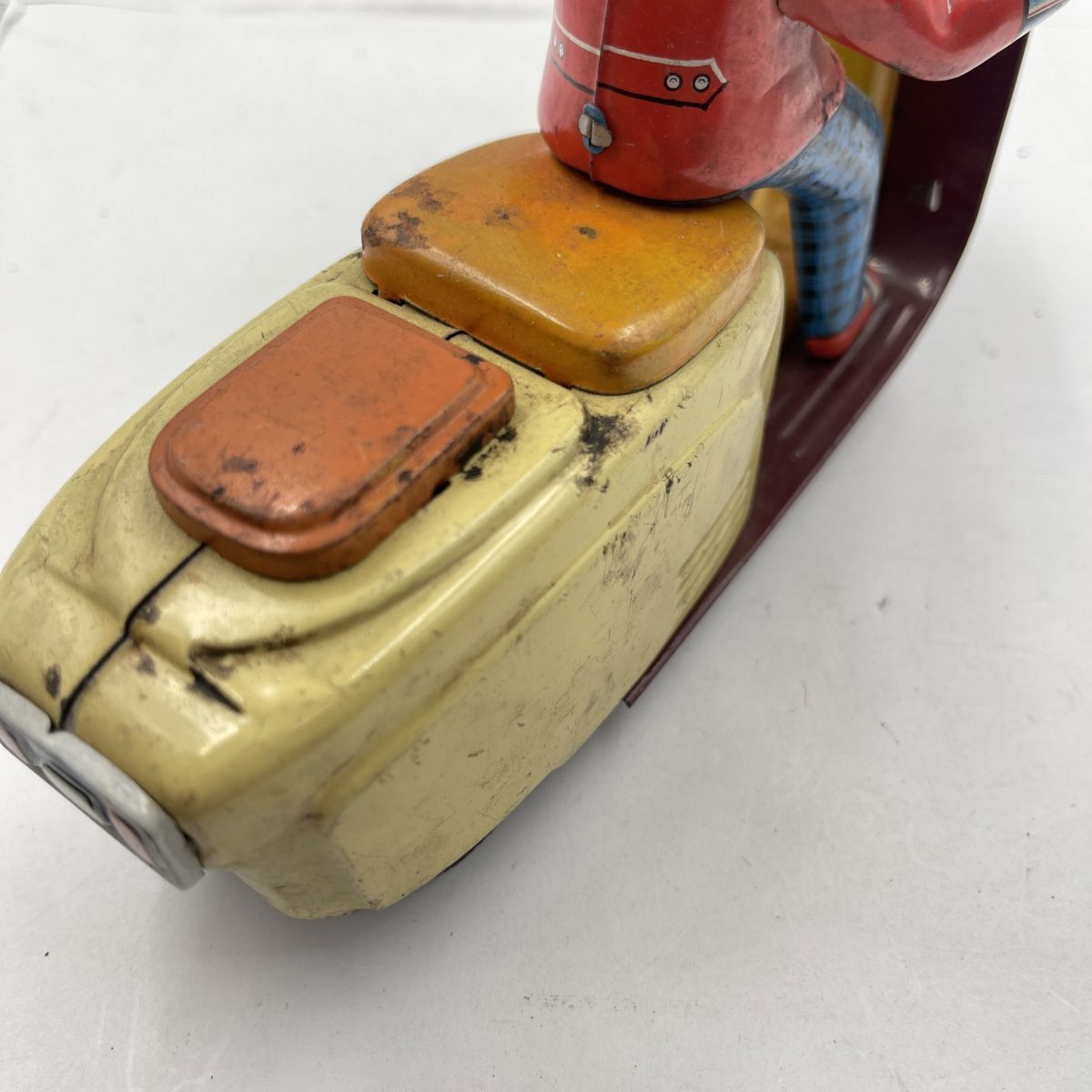 B140-A80-38 ブリキのスクーターに乗った子供 バイク レトロトイ ブリキのおもちゃ ビンテージ玩具 MADE IN JAPAN 日本製 ①(その他)｜売買されたオークション情報 ...