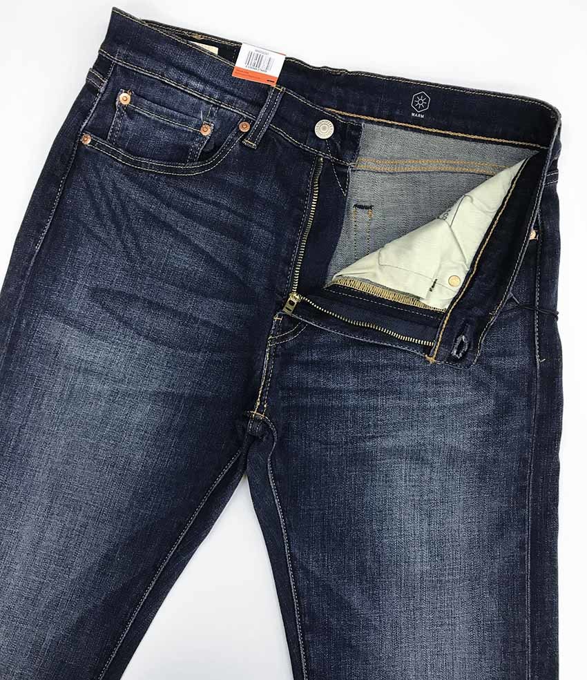 タグ付き/1 2点 Levi'sリーバイス 505 レギュラーストレート優れた保温性を備えたWARMデニム/005052397/30 ...