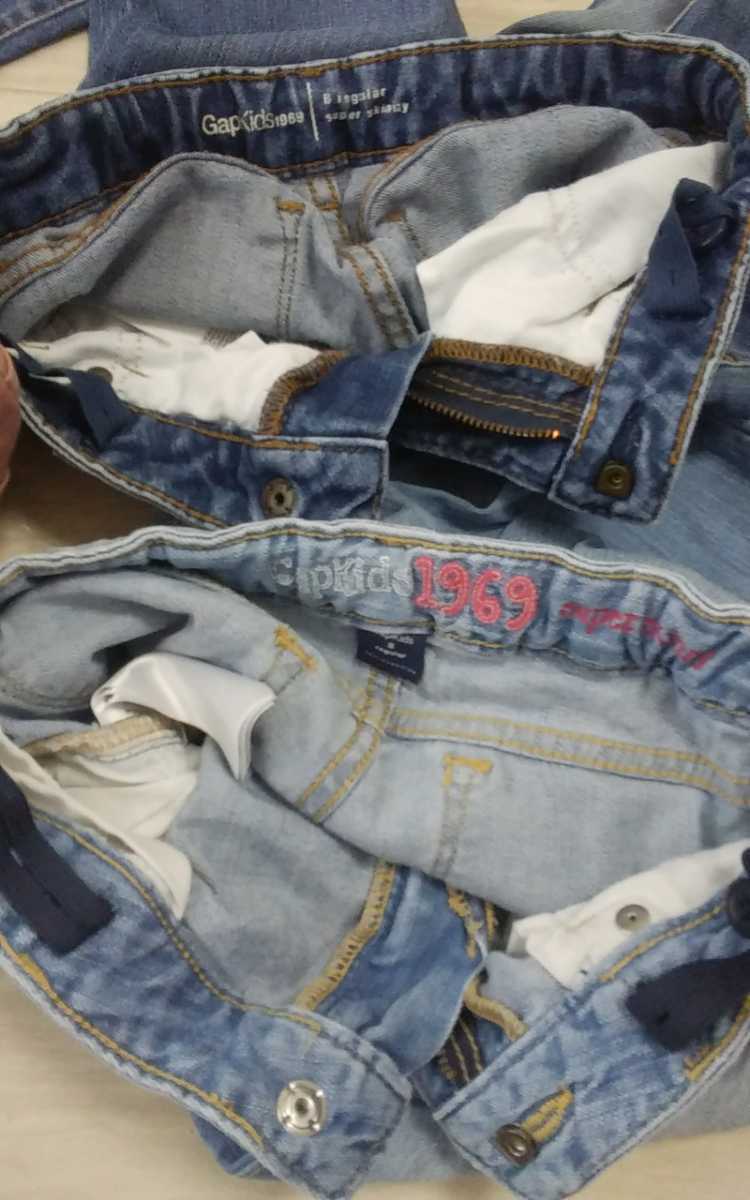 デニム パンツ 130 3枚セット GAP ユニクロ ブルー ピンク 長ズボン 女の子 品(130（125～134cm）)｜売買されたオークション情報、yahooの商品情報をアーカイブ公開 ...