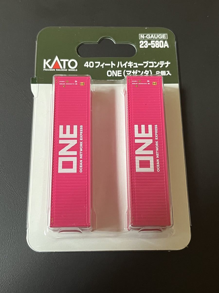 KATO 23-580A 40フィート ハイキューブ コンテナ ONE マゼンタ 2個入(その他)｜売買されたオークション情報、yahooの ...