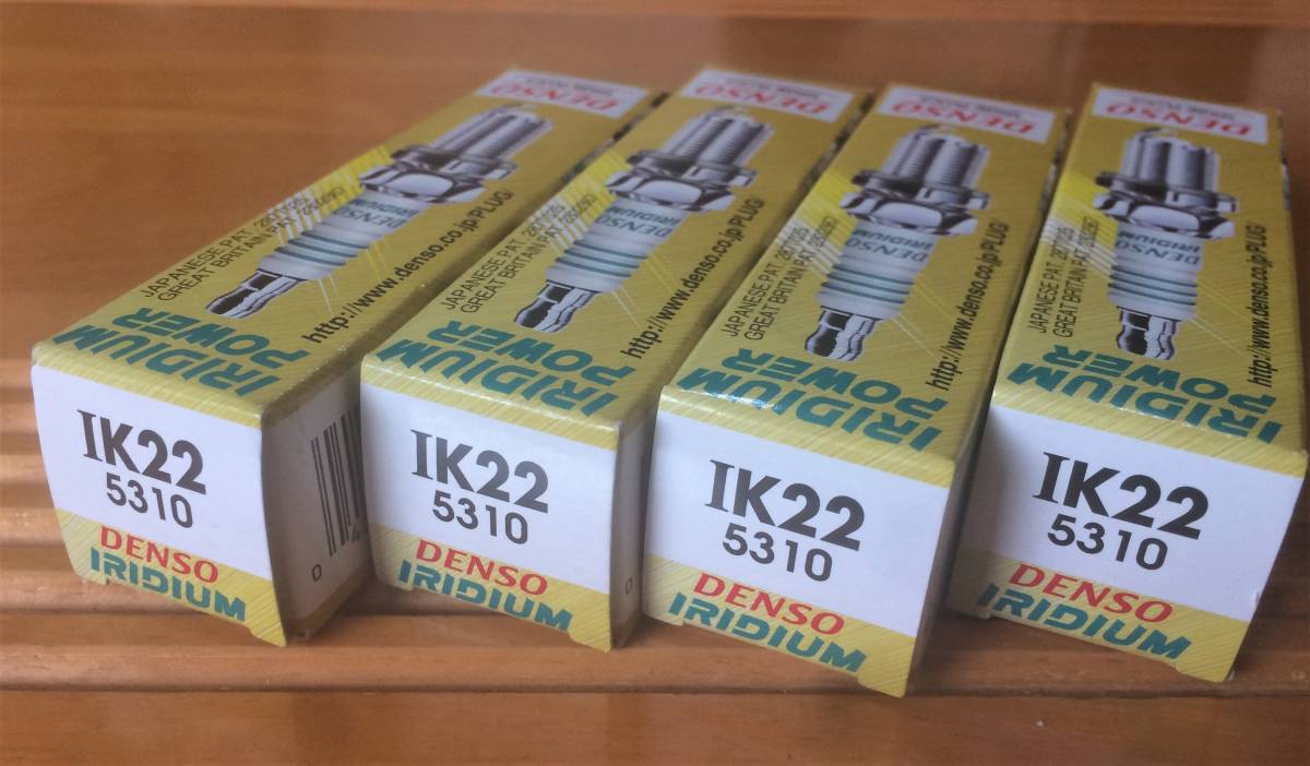 DENSO デンソー IRIDIUM POWER イリジウム パワー プラグ IK22 5310 4本セット 送料185円(スパークプラグ ...