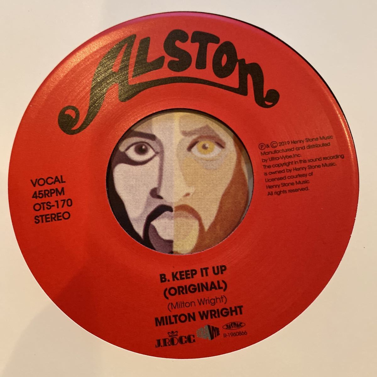 試聴OK Kenny dope - Oh Babyネタ 7inch MILTON WRIGHT - KEEP IT UP INC. J.ROCC EDIT muro koco kiyo(R&B ...