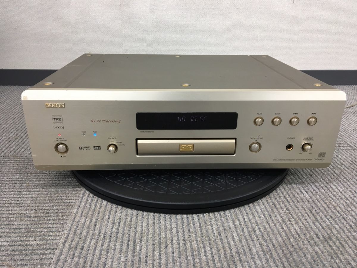 1003-427M⑨16476 DVDプレーヤー DENON デノン DVD-5000 DVD VIDEO PLAYER オーディオ機器(一般 ...