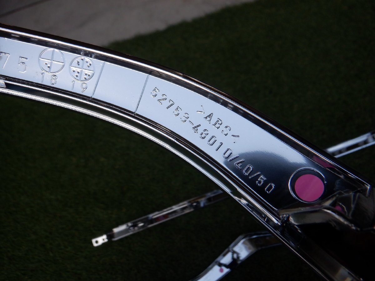 新車外し レクサス純正 AGL20W AGL25W RX300 GYL20W GYL25W RX300 RX450 リアバンパー メッキ ...