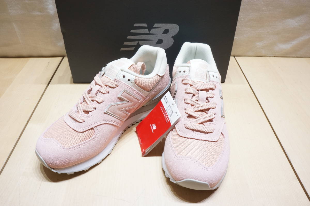【D7U】タグ付き！new balance 574 パステルピンク WL574ESP サイズ 24㎝ ニューバランス NB レディース｜24.0cm