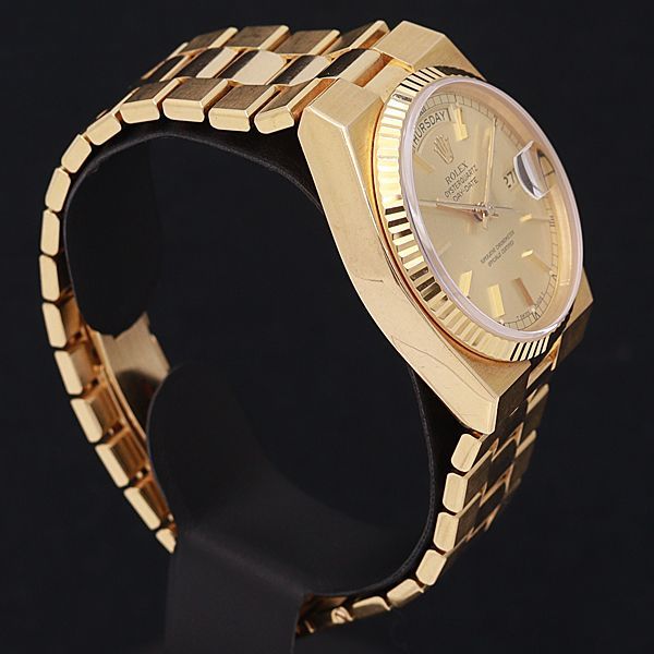 1円 稼働 良品 ロレックス オイスタークォーツ デイデイト 19018 YG QZ ゴールド文字盤 メンズ腕時計0007161 USO ABC(本体)｜売買されたオークション情報、yahoo ...