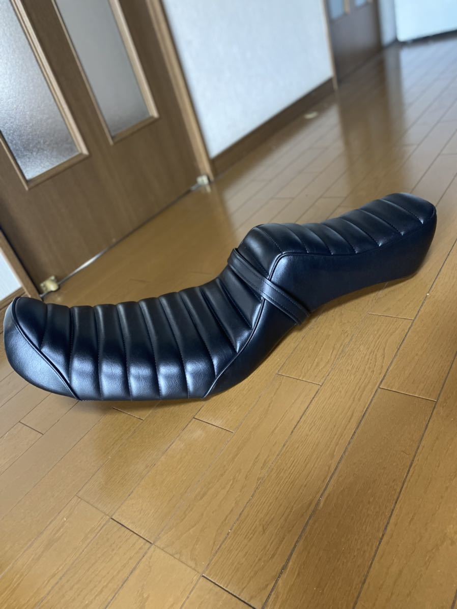 トランプサイクル キング&クイーン シート ダイナ タンデムベルト付き ハーレー チョッパー TRAMP CYCLE(社外品)｜売買された ...