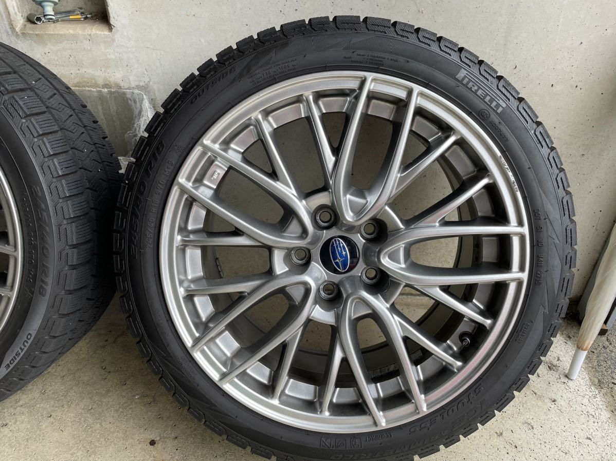 スバル インプレッサWRX STI WRX S4 VAB VAG GRB GDB レヴォーグ等 アルミ付スタッドレス(スタッドレスタイヤ)｜売買されたオークション情報、yahooの商品情報を ...