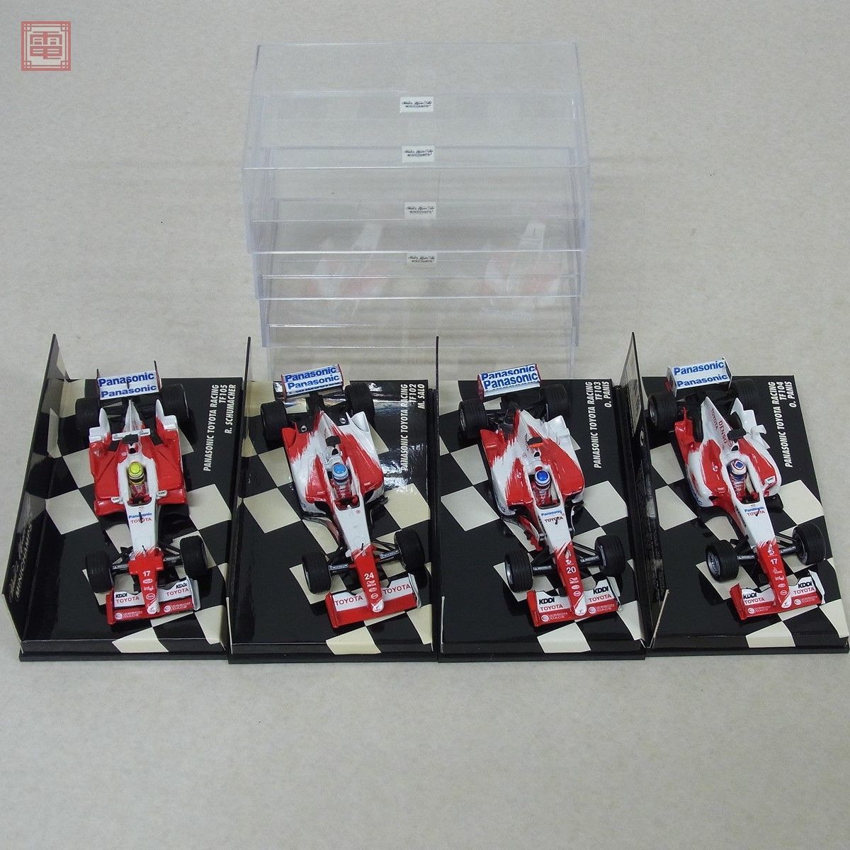 PMA 1/43 パナソニック トヨタ レーシング TF102/TF103/TF104/TF105 計4点set PANASONIC ...
