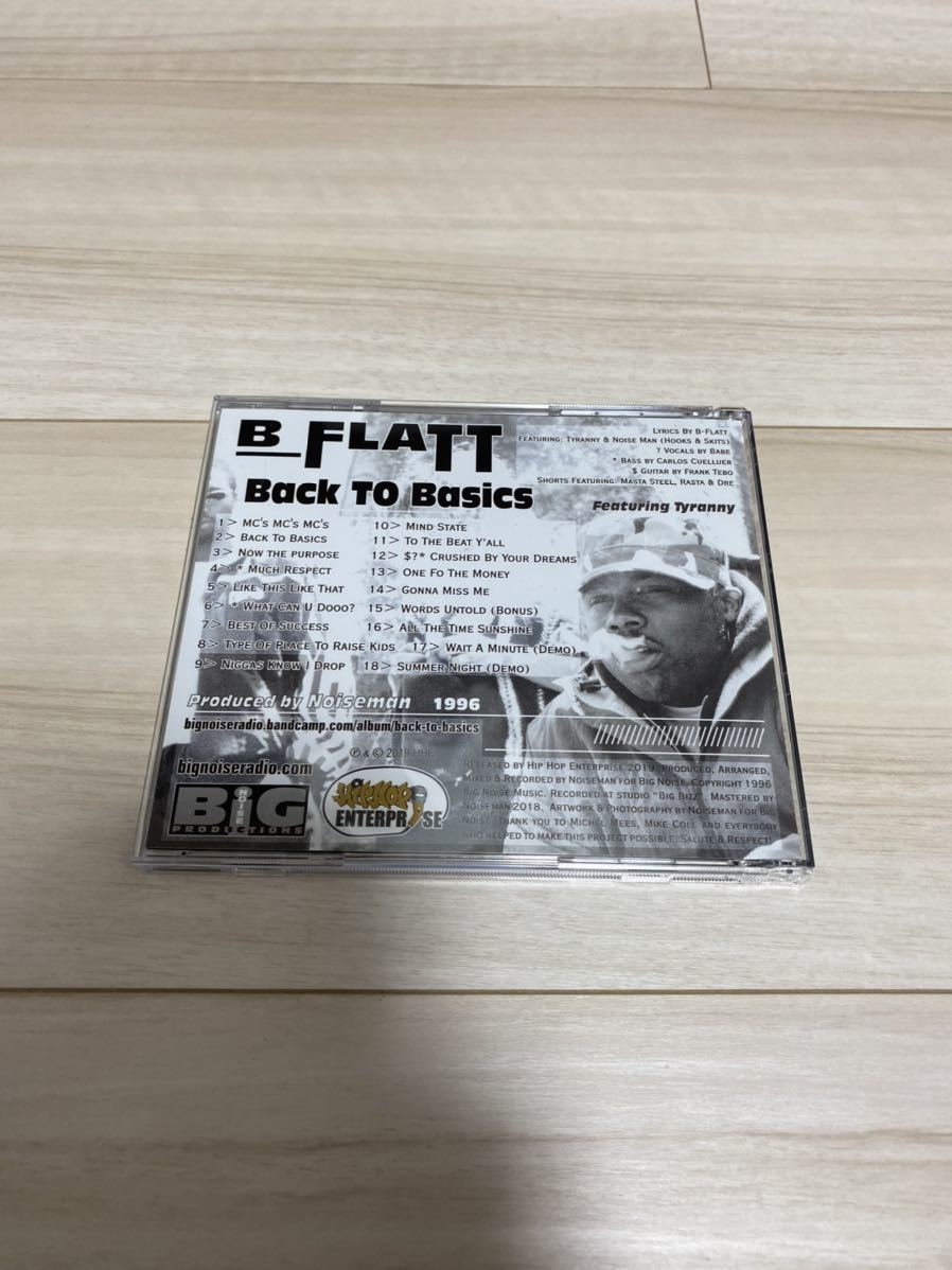 B flatt back to basics Hiphop enterprise 激レア盤 幻盤 大放出 アングラ Boom bap conscious jazzy Discogs購入90年代 ...