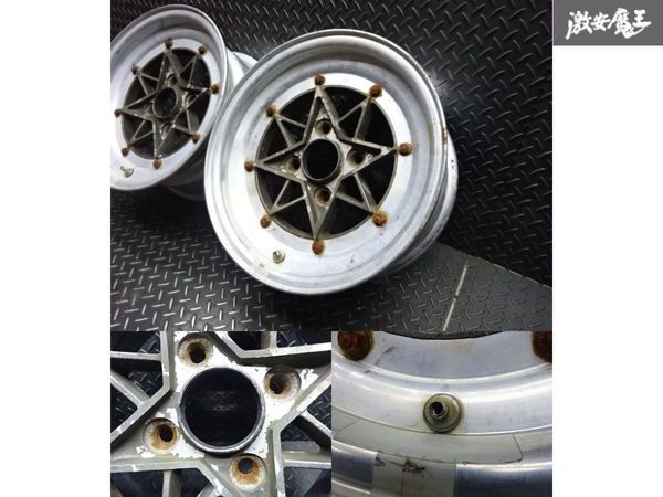 COLIN Speed Star スターシャーク Bタイプ 14インチ 6.5J +16位 PCD 114.3 4H ホイール 単体 2本 ...