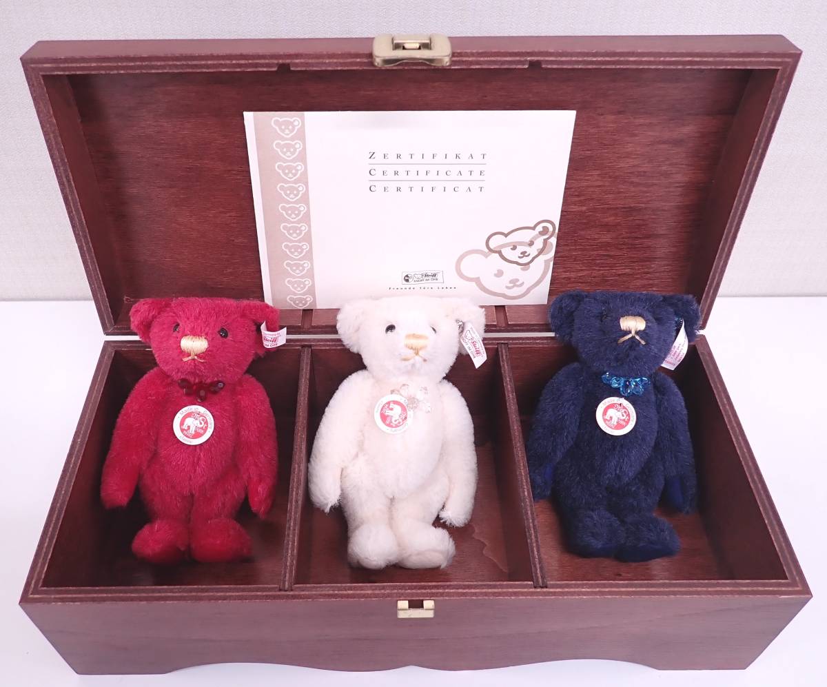 Steiff Jewelry Box Set シュタイフ ジュエリーボックス セット 669668 158/1500体限定 15cm ...