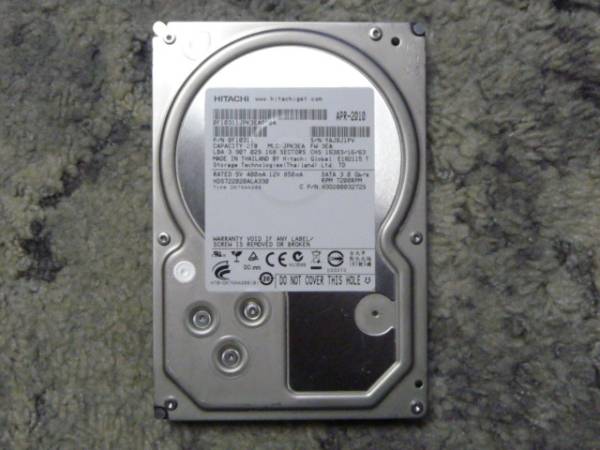 日立 3.5 HDD 2TB 7200rpm SATA3G HDS722020ALA330 品(2TB～)｜売買されたオークション情報、yahooの商品情報をアーカイブ公開 - オークファン ...