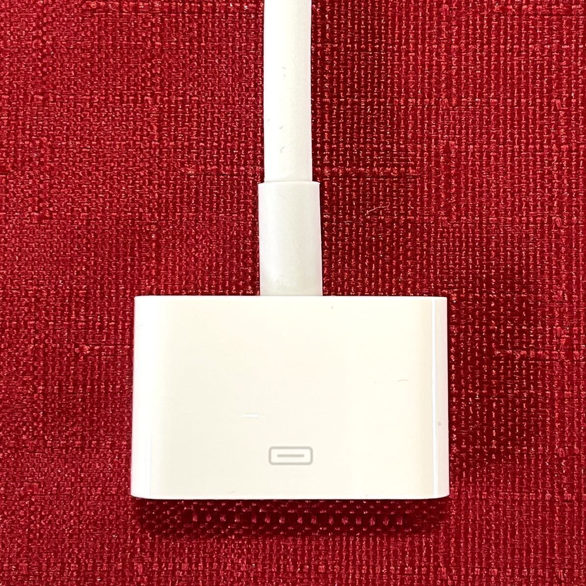 純正 Apple Lightning-30ピンアダプタ0.2m MD824AM/A A1450 ライトニング 変換ケーブル iphone ...