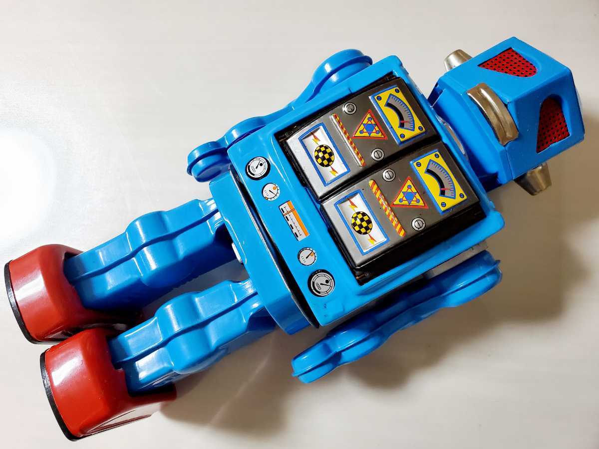 METAL HOUSE メタルハウス 流星魔神 SPACE EVIL ROBOT ブルー ブリキ ロボット おもちゃ(ロボット)｜売買された ...