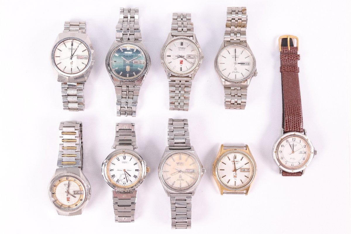 9点 SEIKO セイコー エルニクス シルバーウェーブ 0703-6020/0703-7050/0723-6000/2628-0110/ ...