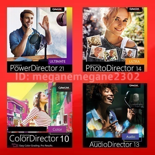 Cyberlink ⑥_3 PowerDirector 21 + PhotoDirector 14 + ColorDirector 10 ...