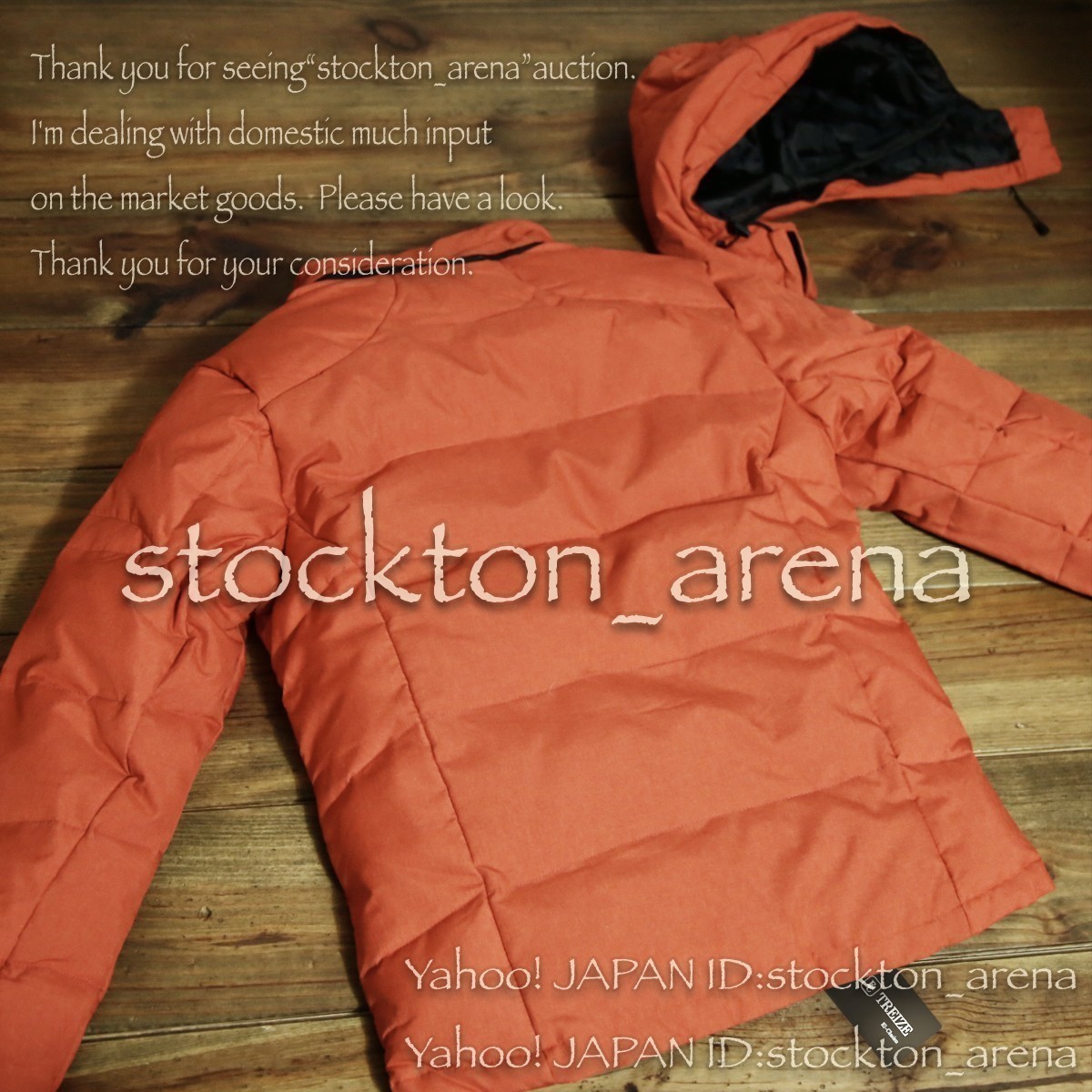 最高峰 極地防寒TREIZE W.S.F搭載 防風 撥水 ダウンジャケット コート オレンジ XL メンズ 止水ファスナー ブルゾン 同梱 ec34(XLサイズ以上)｜売買されたオークション ...