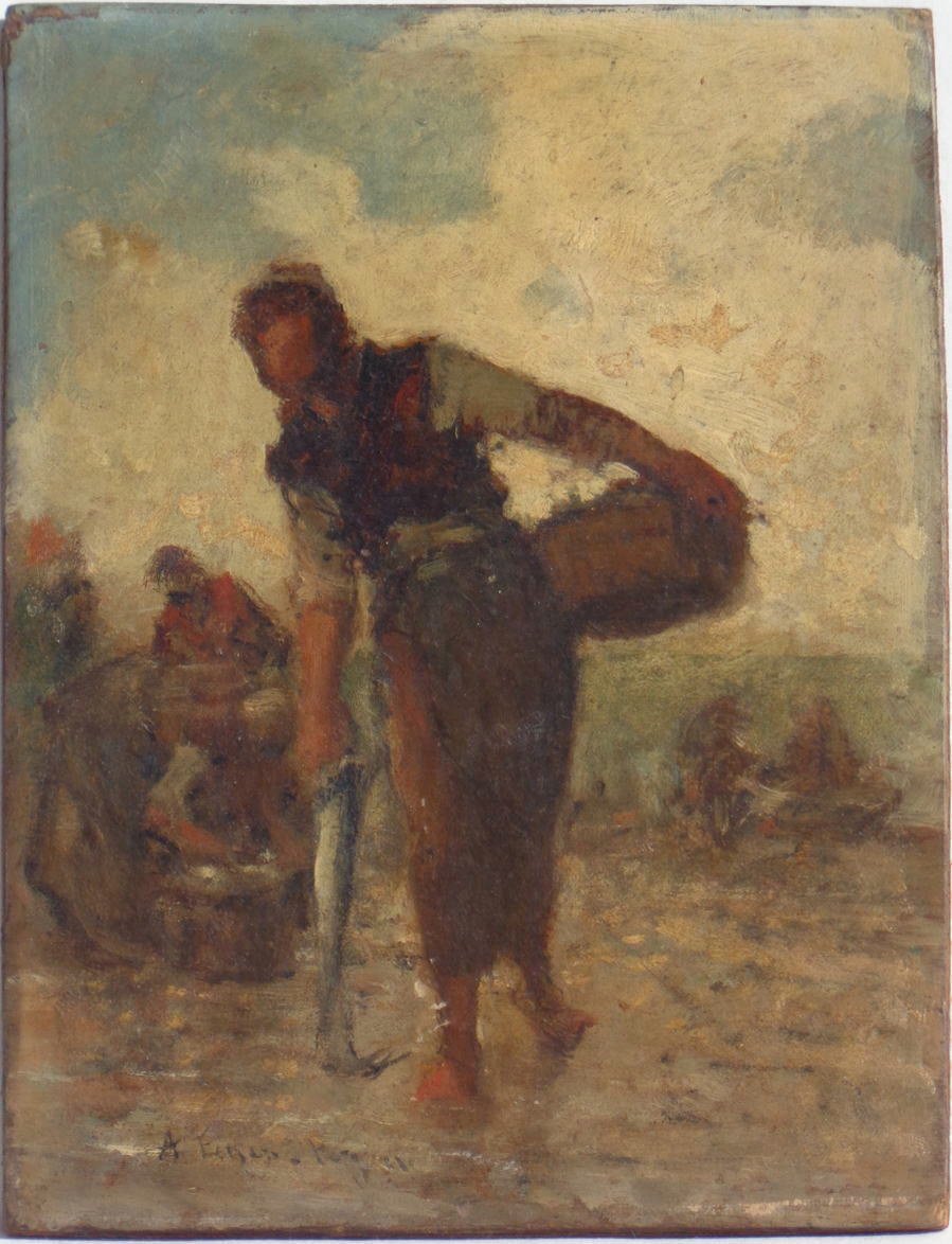 19世紀 オーギュスト フェイアン=ぺラン 巨匠 Auguste Feyen-Perrin Dusseldorfer kunstsalon ...