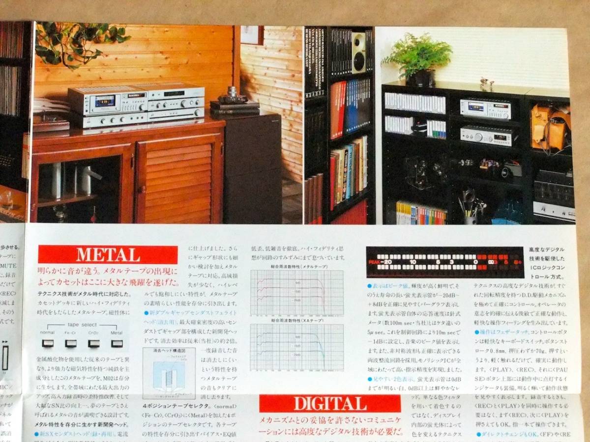 カタログ テクニクス Technics RS-M02 ステレオカセットデッキ コンサイスコンポ M02 カタログ 昭和54年4月(一般)｜売買 ...