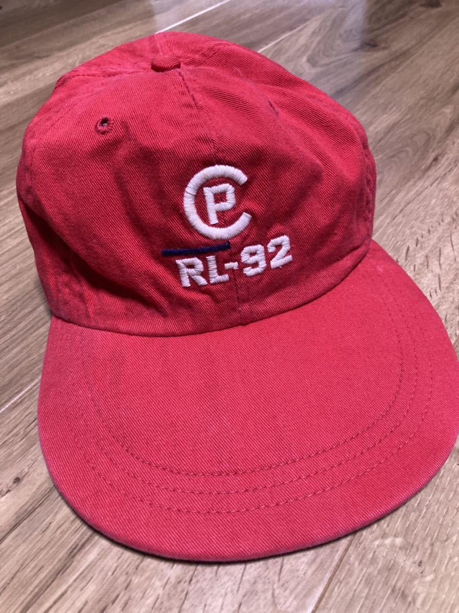 POLO RALPH LAUREN SPORT ラルフローレン vintage オリジナル 当時物 ロングビルキャップ 1992 1993 ...