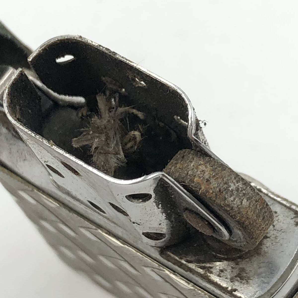 56TE ZIPPO ARMORE WIRE MESH ジッポ ジッポー アーマー 鎧 ワイヤー メッシュ 2016年製 格子柄 シルバーカラー silver CE0/DA5(その他)｜売買さ ...