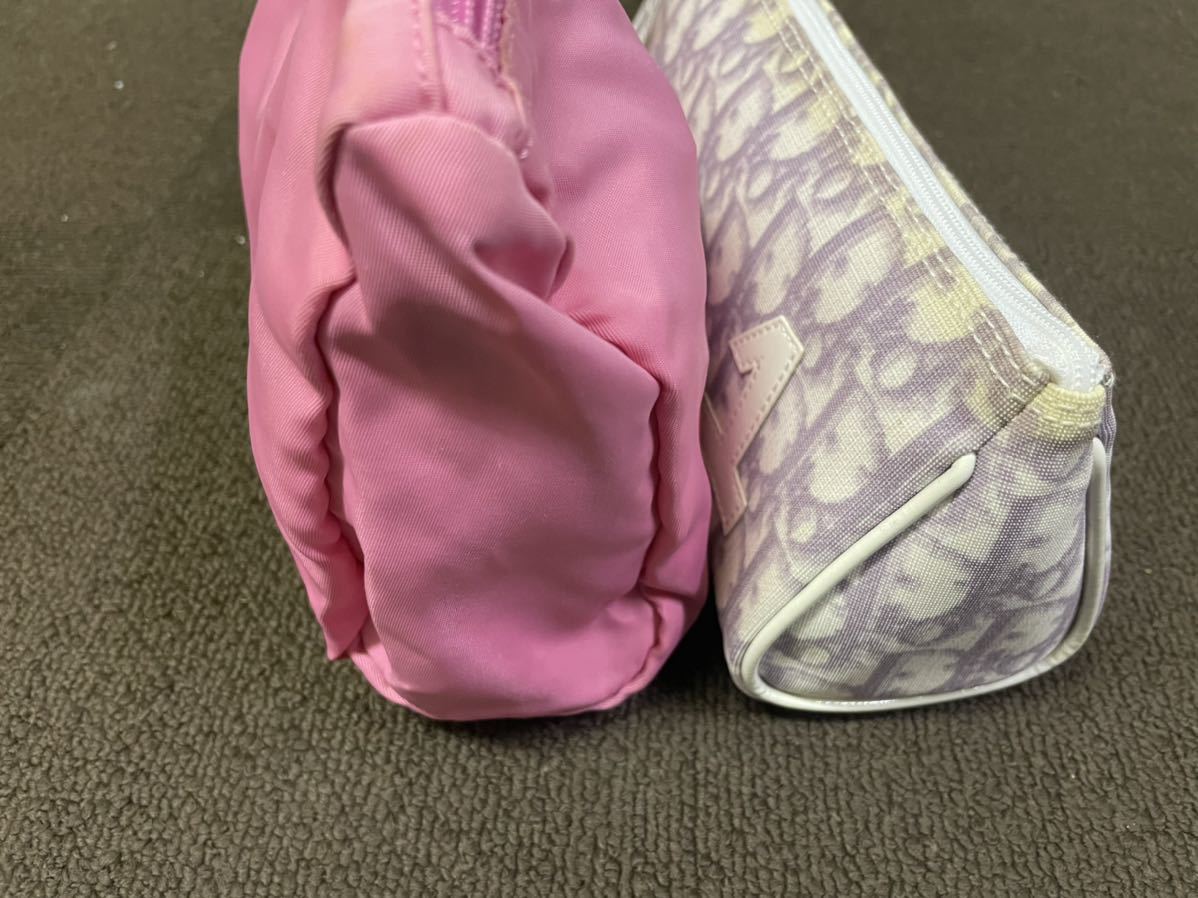 正規品 PRADA プラダ MV11 VELA BEGONIA ナイロンポーチ 化粧ポーチ / 正規品 Christian Dior ...