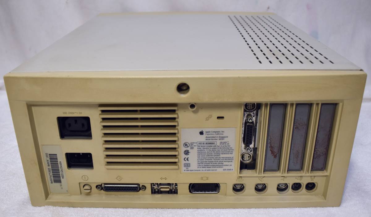 Power Macintosh 7100/80AV M2391 通電確認済み ジャンク(その他)｜売買されたオークション情報、yahooの商品 ...