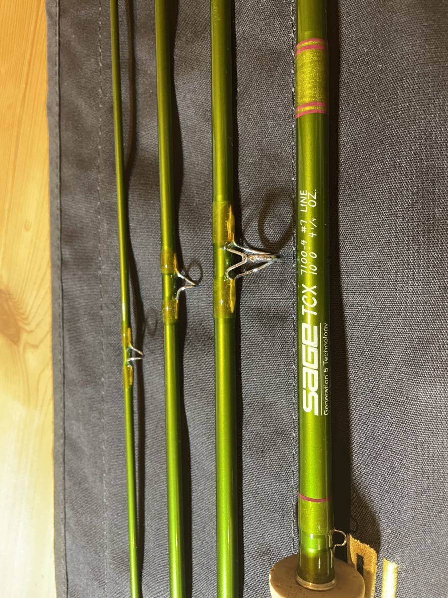 SAGE セージ TCX 7100-4 7番 10フィート フライロッド(フライロッド)｜売買されたオークション情報、yahooの商品情報をアーカイブ公開 - オークファン（aucfan.com）