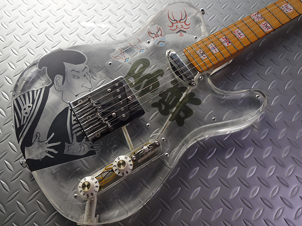 Bills' Brothers Clear Acrylic Electric Guitar アクリル Telecaster クリスタル 透明 ...