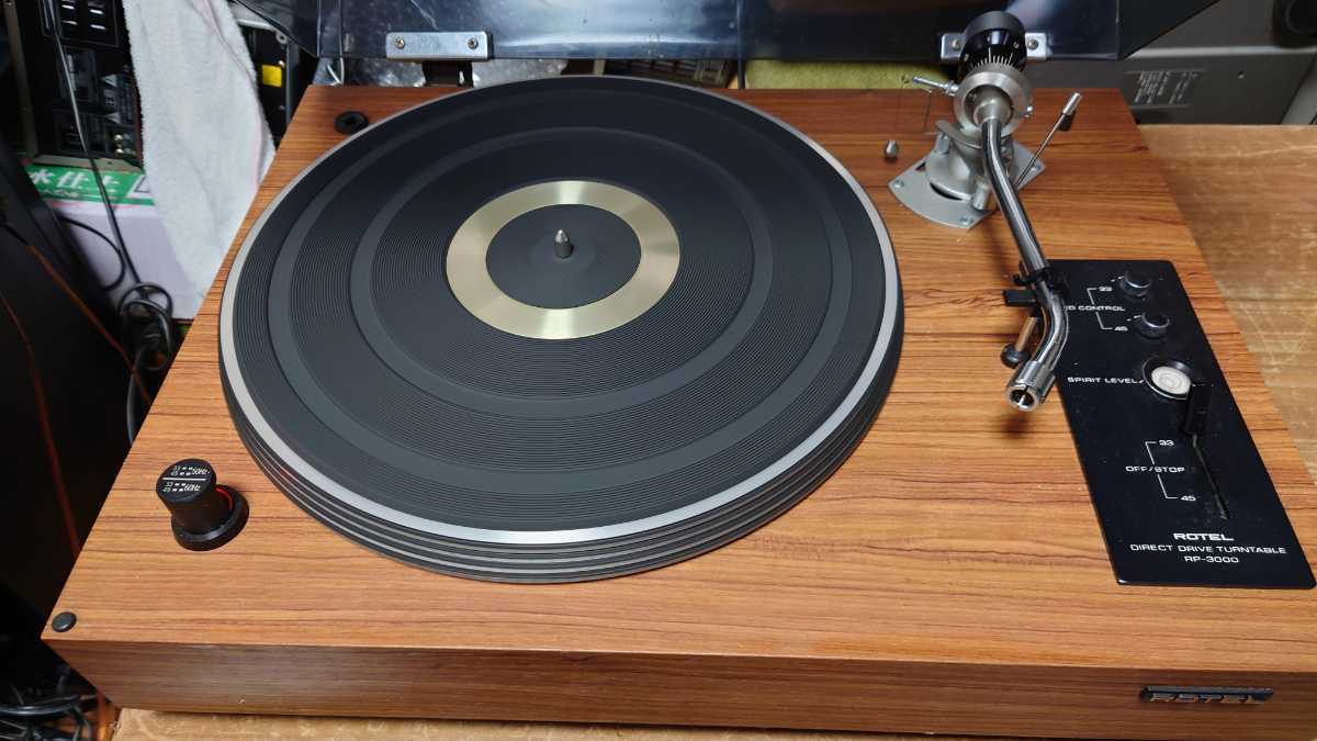 ROTEL ローテル RP-3000 ダイレクトドライブ ターンテーブル レコードプレイヤー ジャンク(本体)｜売買されたオークション情報 ...