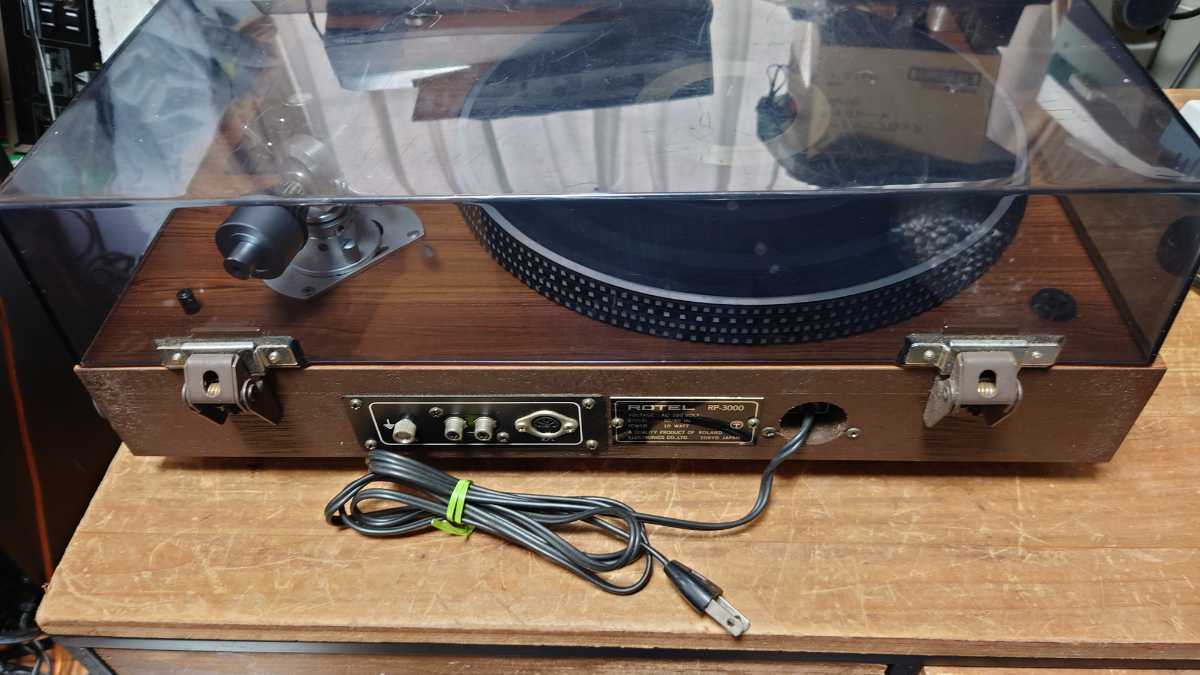 ROTEL ローテル RP-3000 ダイレクトドライブ ターンテーブル レコードプレイヤー ジャンク(本体)｜売買されたオークション情報 ...