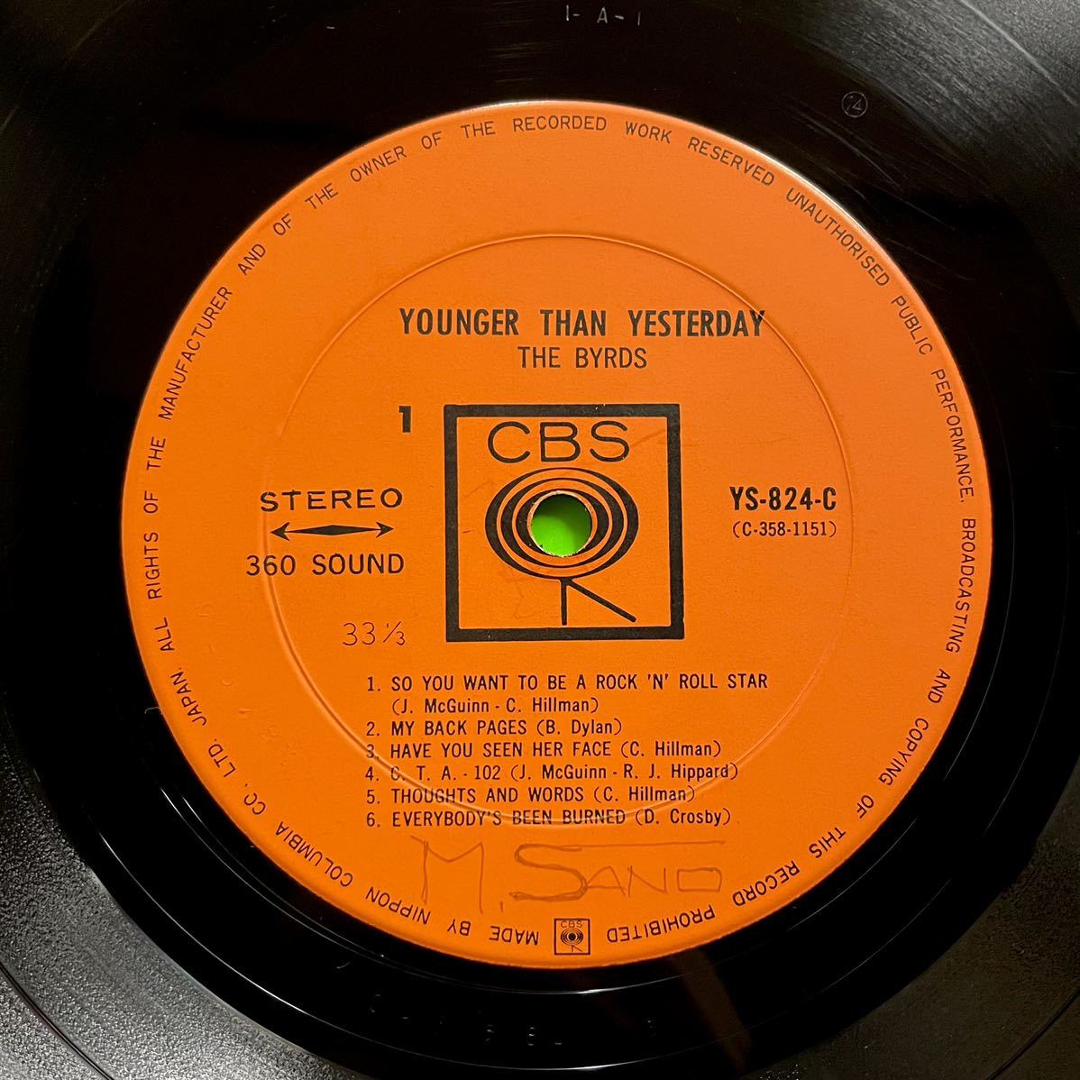 LP 帯付 国内盤 昨日よりも若く/ザ バーズ アルバム 第3集 日本コロムビア YS-824-C THE BYRDS YOUNGER ...