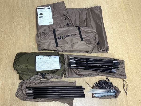 B657 極 Hilander/ハイランダー スーパークイック パップシェルター&専用インナーテントセット HCA0365/HCA0364 b(～3人用)｜売買されたオークション情報 ...